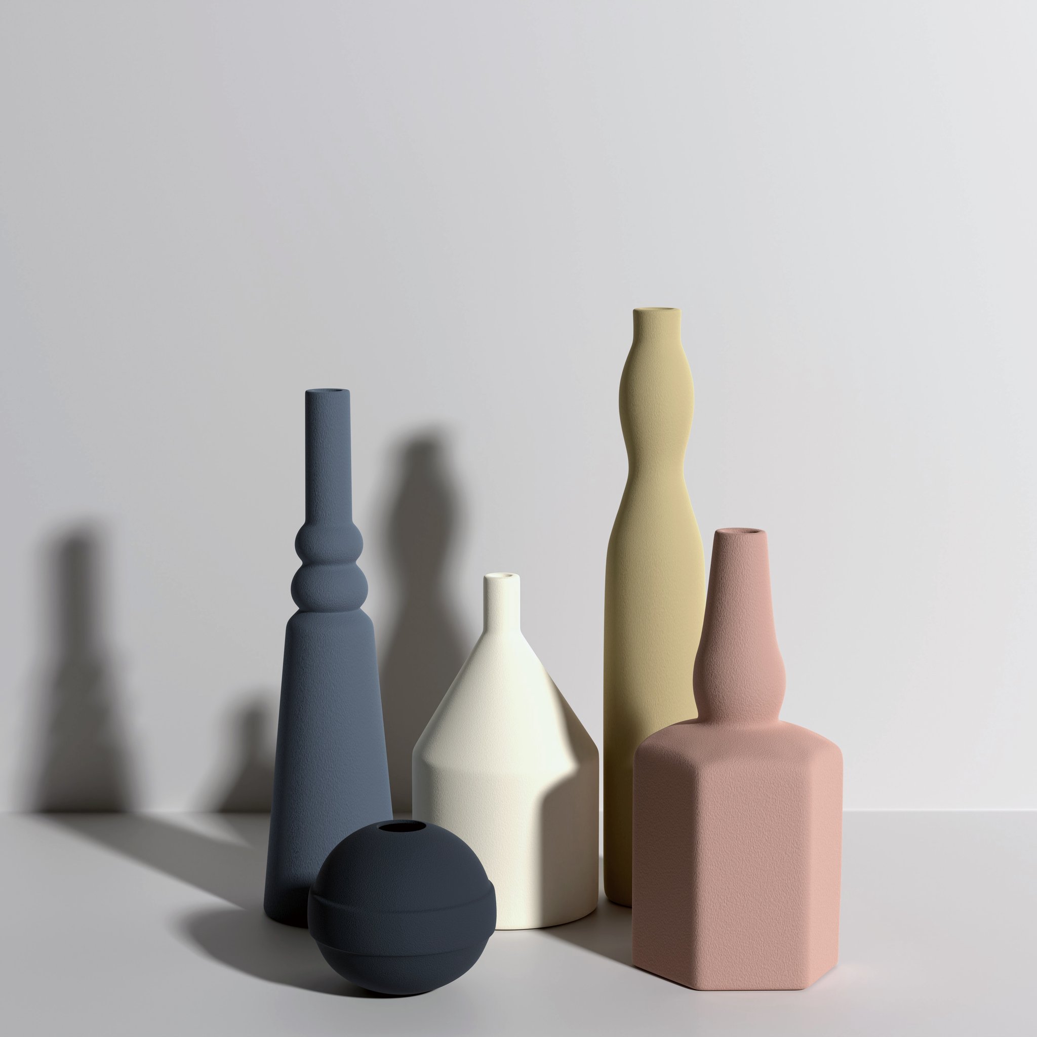 Morandi Bottle Vase | FREE Vases models | BlenderKit