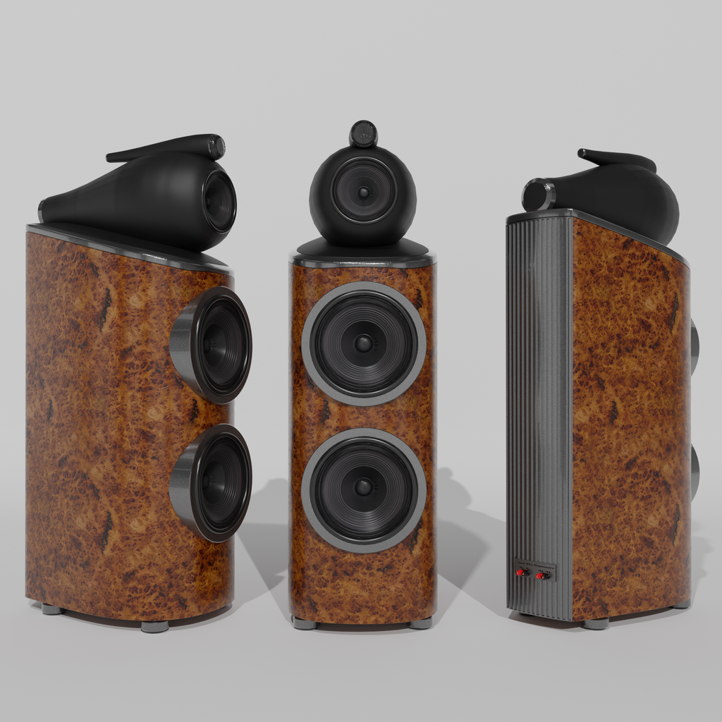 Bowers & Wilkins 801 D4 Signature | FREE Audio Devices models | BlenderKit
