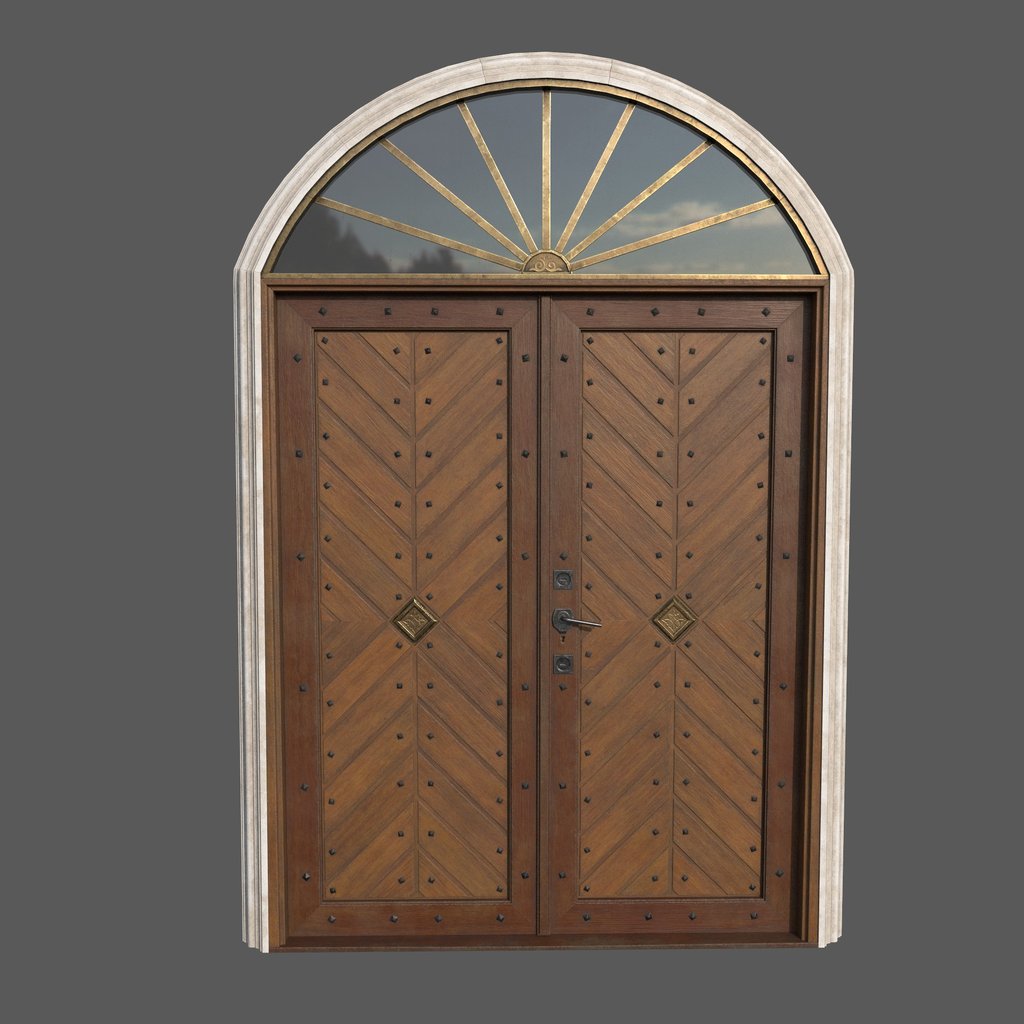 BlenderKit | Download the FREE Mansion Door model