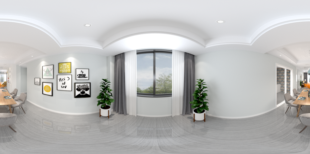 Dining room | FREE Interiors HDRis | BlenderKit