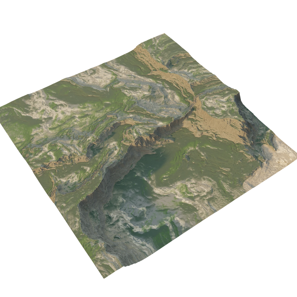 Terrain Riff | Terrains models | BlenderKit