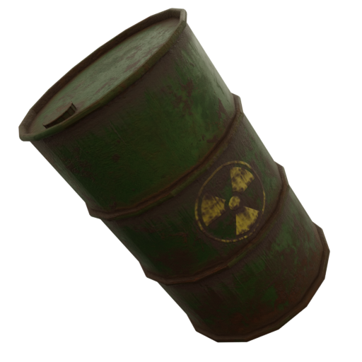 Rusty barrel with chemicals | FREE Space models | BlenderKit