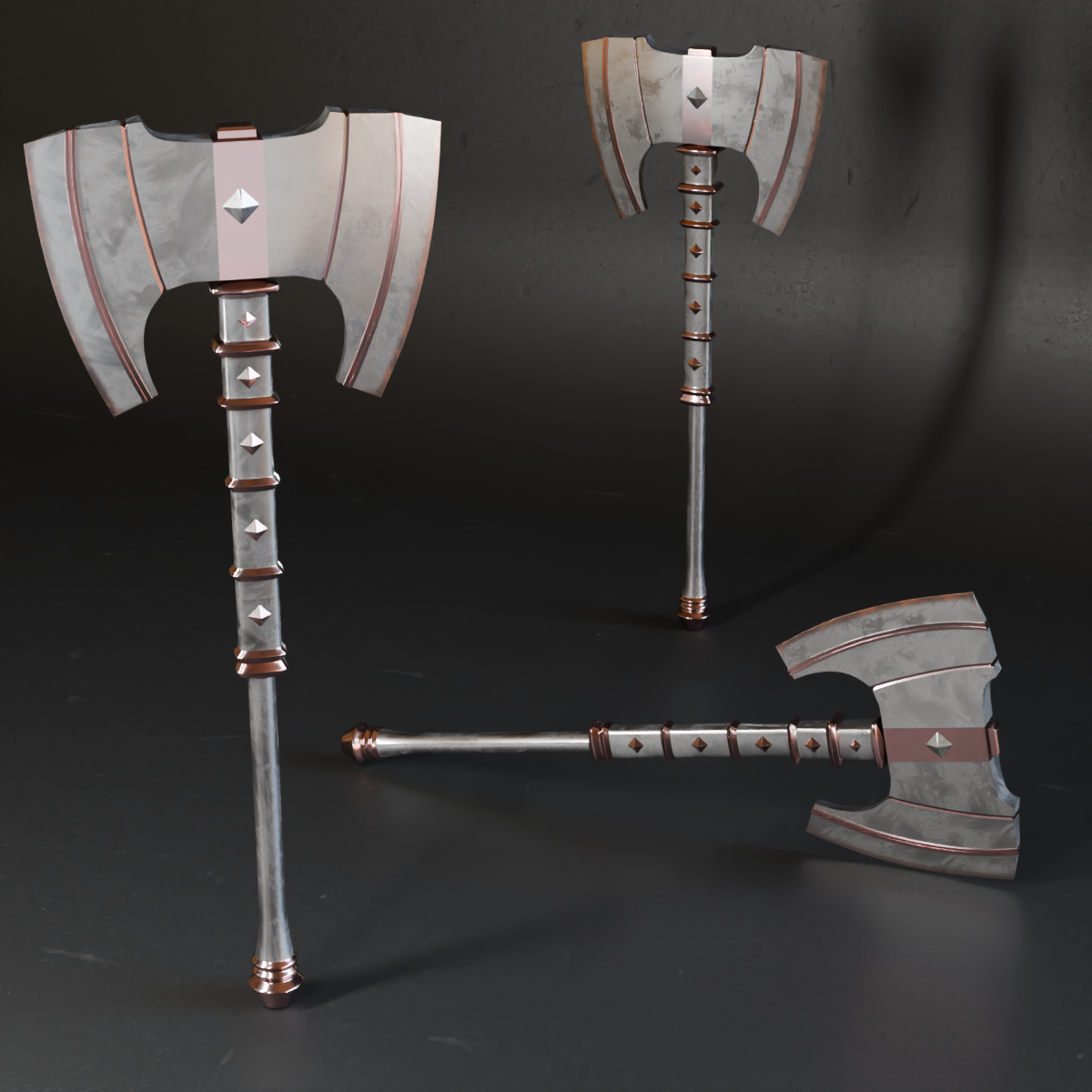 MK Axe lowpoly-036 | Historical Weapons models | BlenderKit