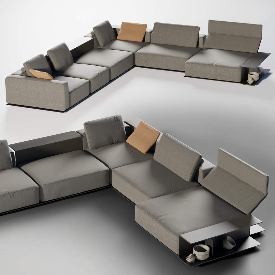 Poliform Westside | FREE Sofas models | BlenderKit