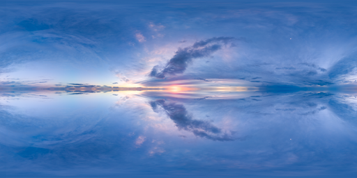 Infinite Real Sky - Cloudy Sunrise | Nature HDRis | BlenderKit