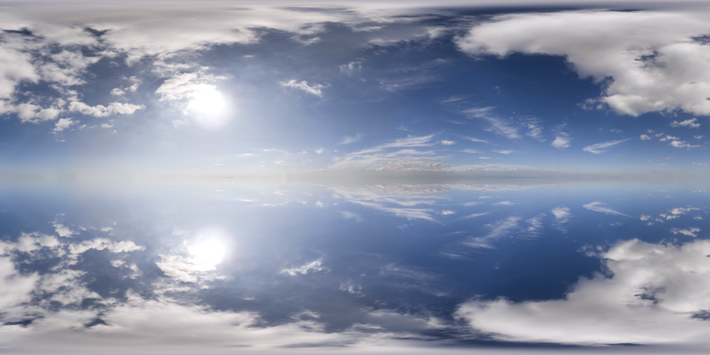 Infinite Real Sky - Blue Sunny Day | Nature HDRis | BlenderKit