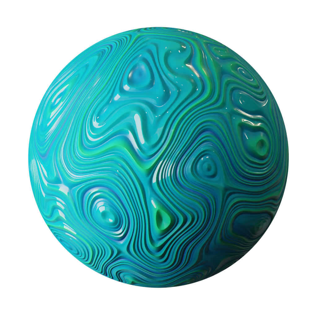 Abstract Aqua Ripple Flow | FREE fx materials | BlenderKit