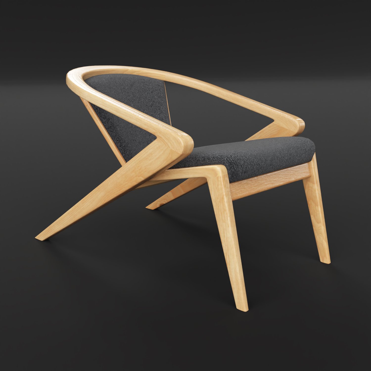 Portuguese Roots Lounge Chair | Chairs models | BlenderKit