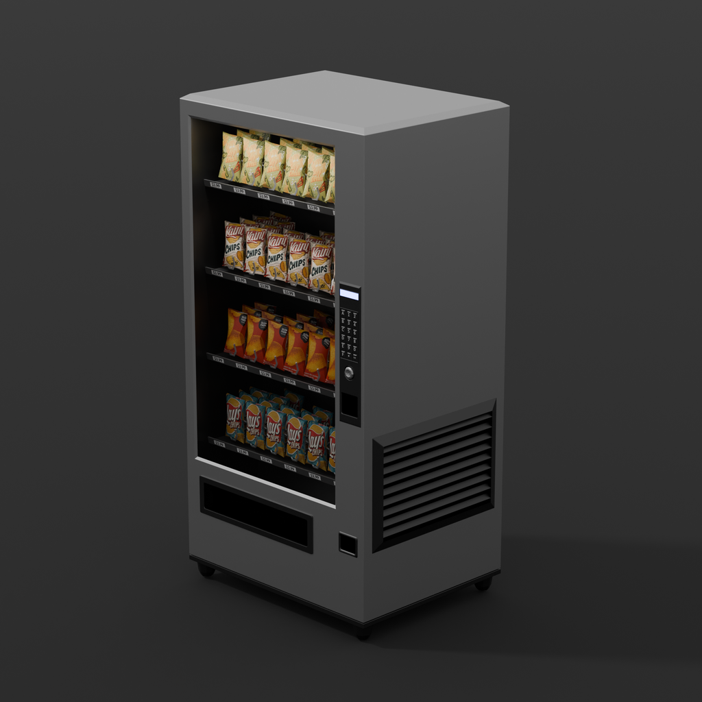 Vending Machine | Interior Design models | Blendkit