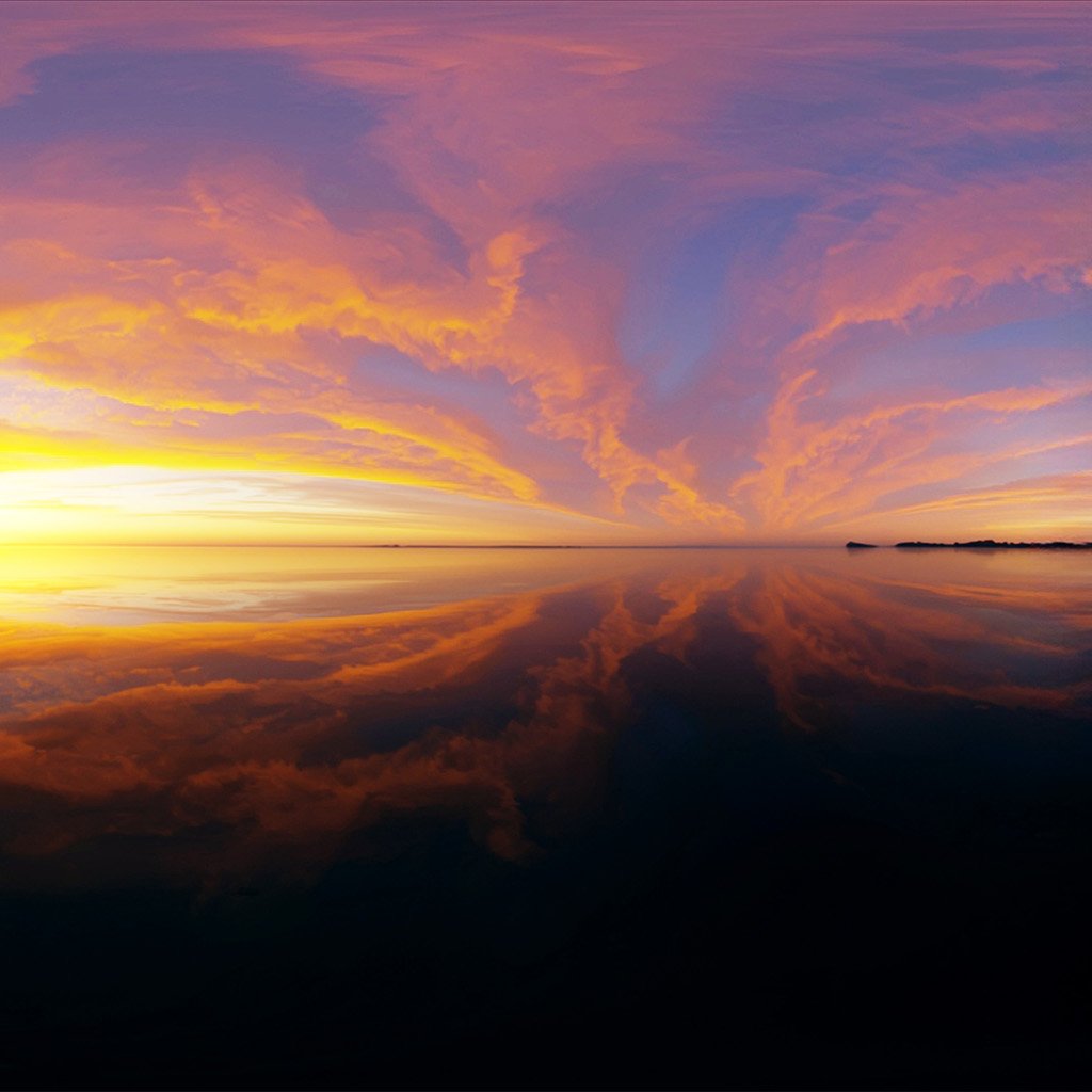 BlenderKit | Download the Sunset Sky Reflection HDRI hdr