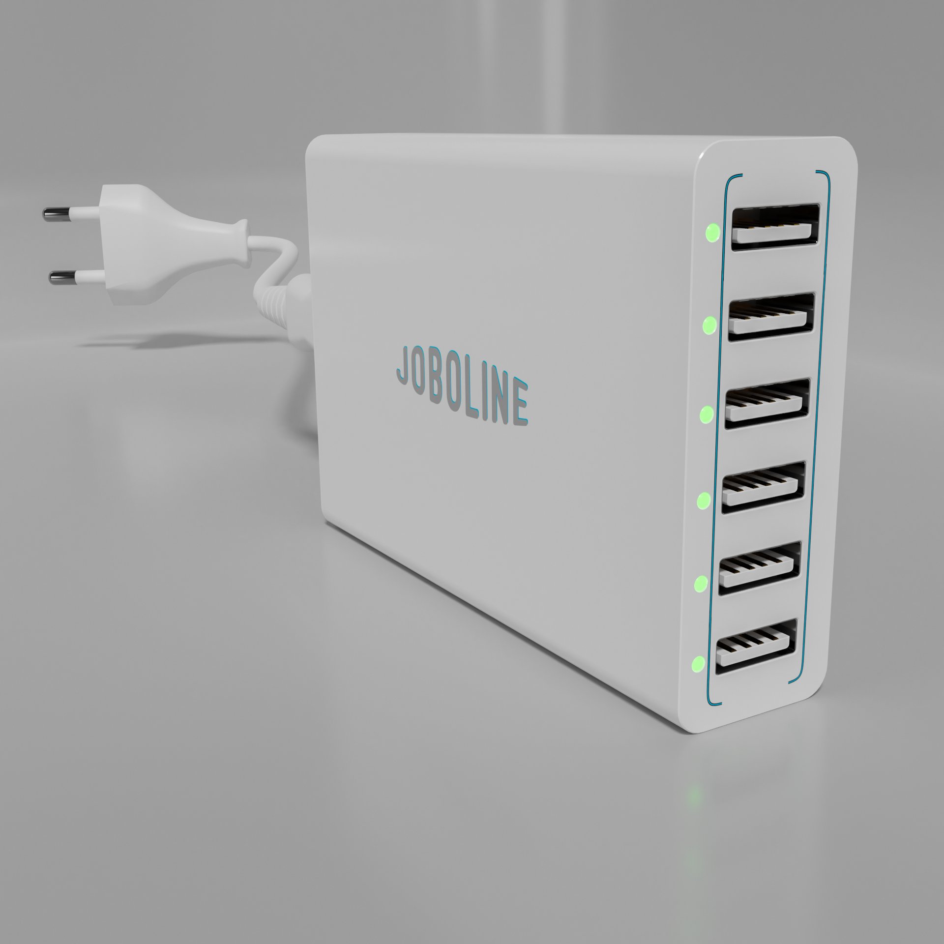 USB charger X6 JOBOLINE JB-15D2 | FREE Home Appliances models | BlenderKit