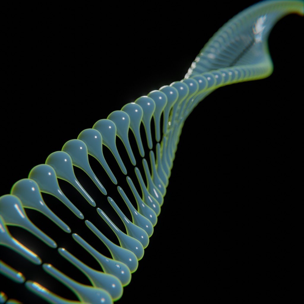 Double Helix Protein | Miscellaneous models | BlenderKit