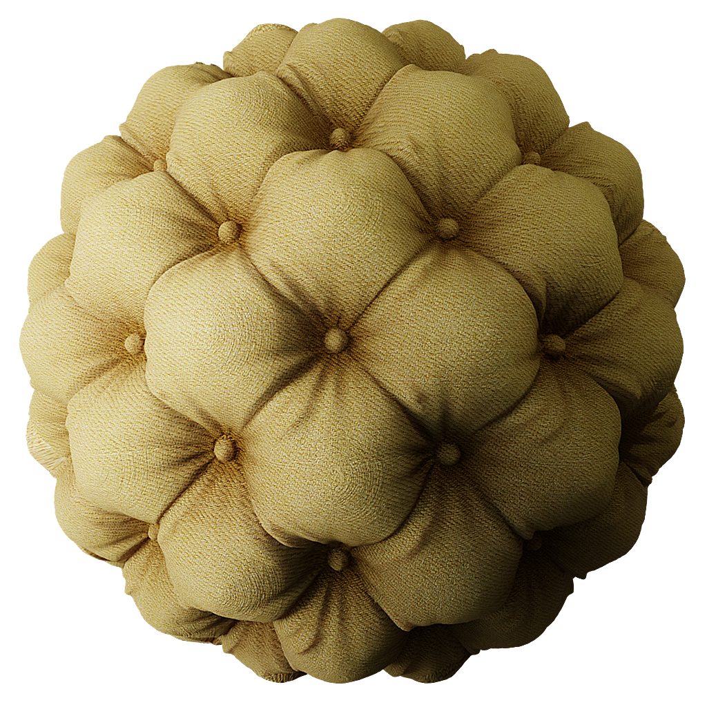 Fabric Deep Buttoning Gold | FREE Texture Fabric 3D Materials materials ...
