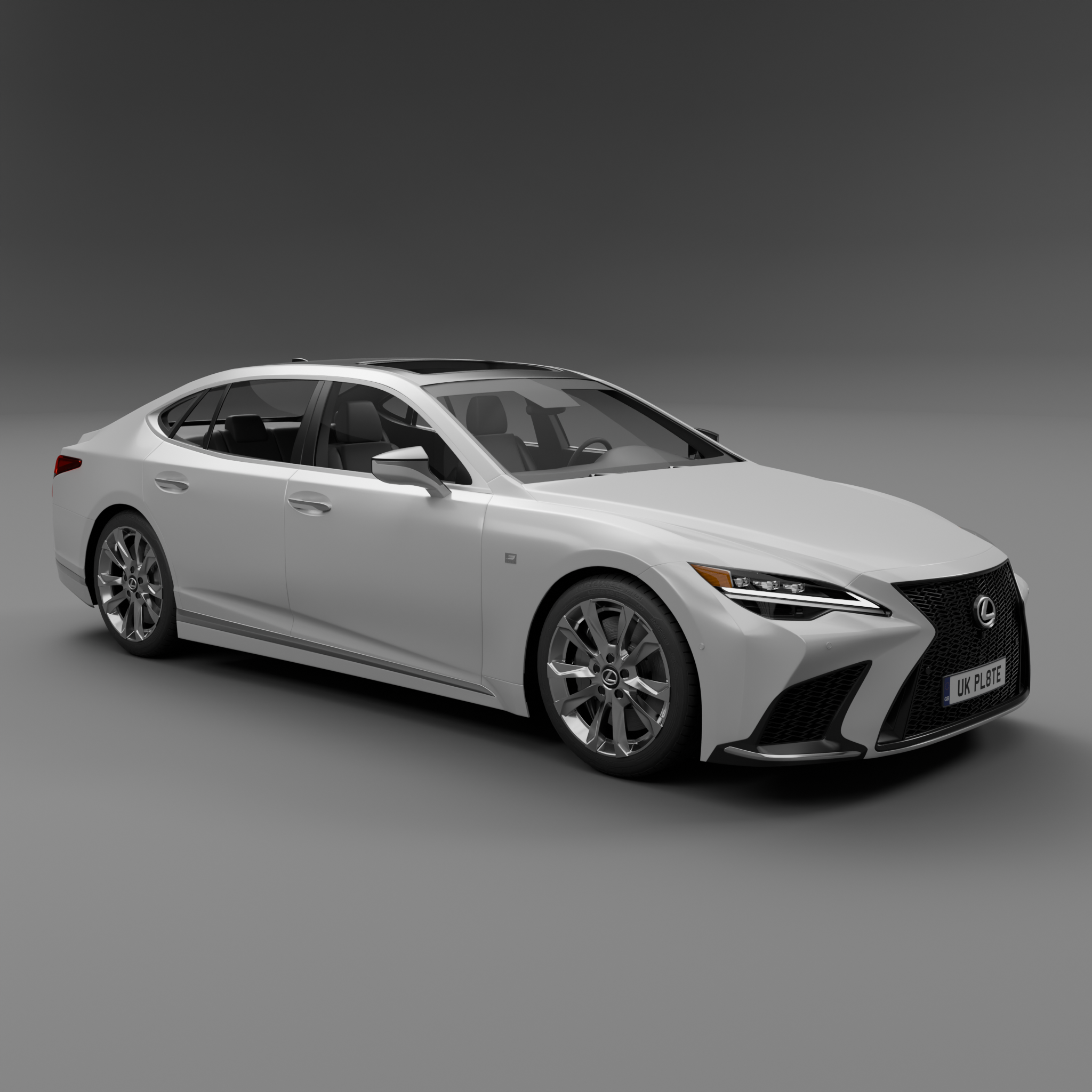 LEXUS LS F-Sport | Modern Cars models | BlenderKit