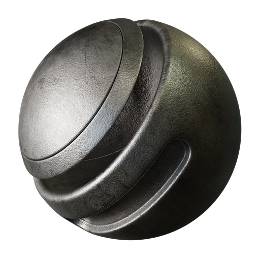 Raw iron | FREE metal materials | BlenderKit