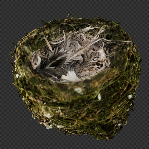 Bird Nest | FREE Nature models | BlenderKit