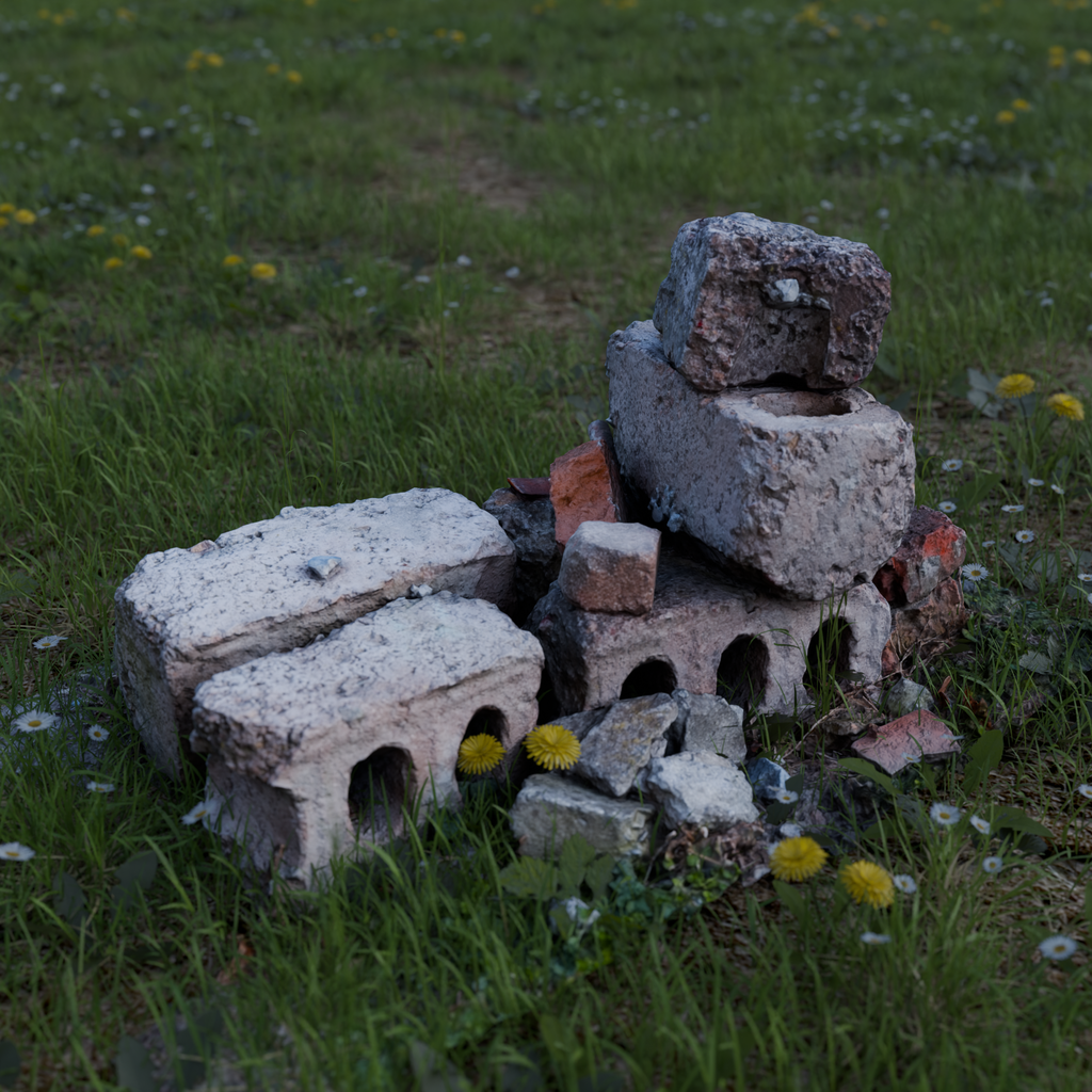 Pile Of Rubble | Miscellaneous models | BlenderKit