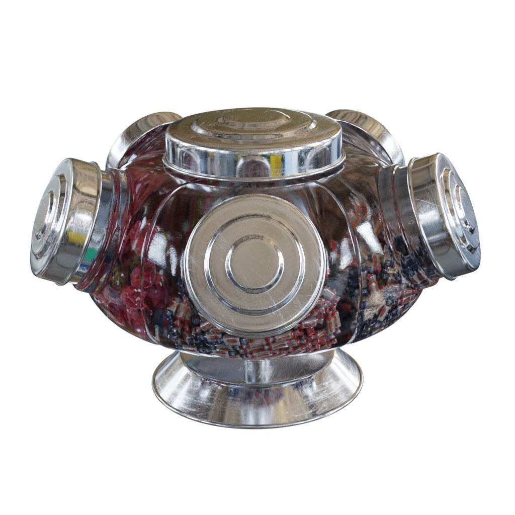 Candy jar | FREE Sweets / Desserts models | BlenderKit