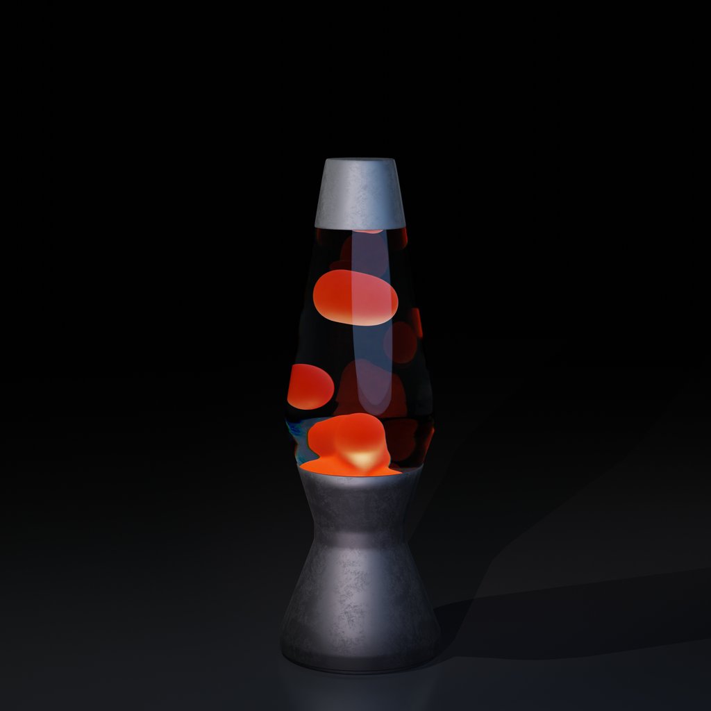Astro Lava Lamp (animated) | Lights models | BlenderKit