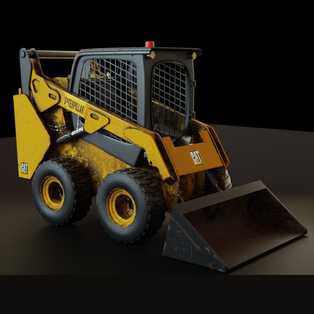 Bobcat machine | FREE Industrial Vehicles models | BlenderKit