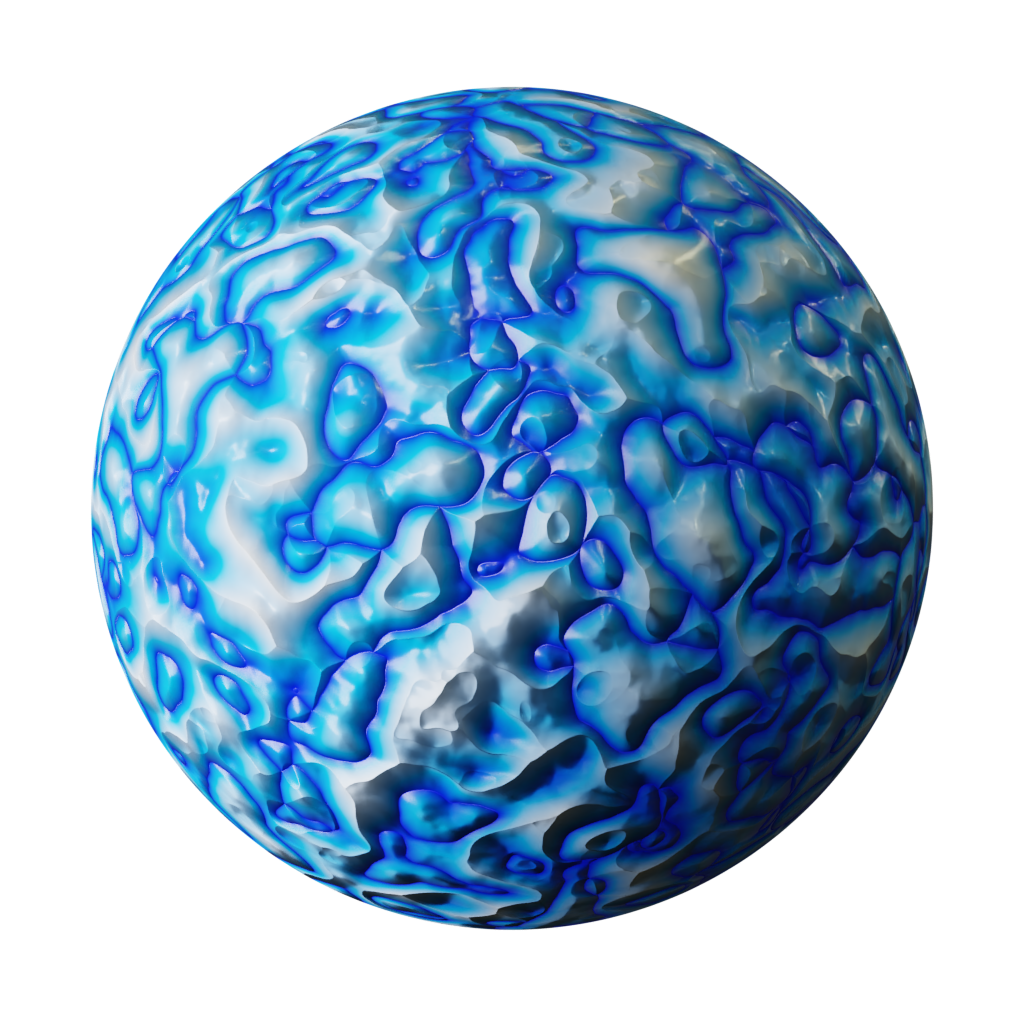 Abstract blue material | FREE fx materials | BlenderKit