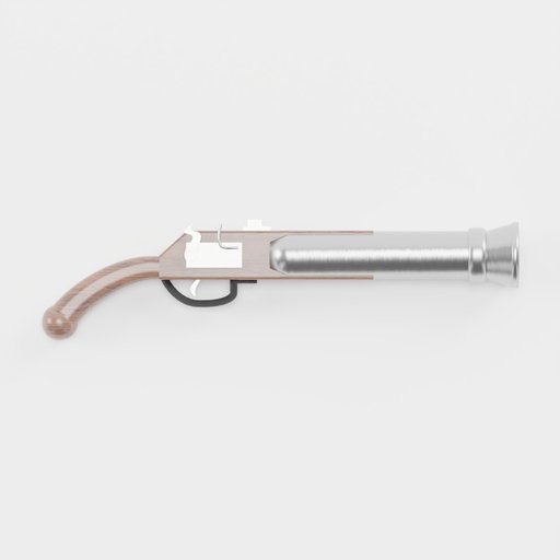 Old Musket Gun | FREE Historical Weapons models | BlenderKit