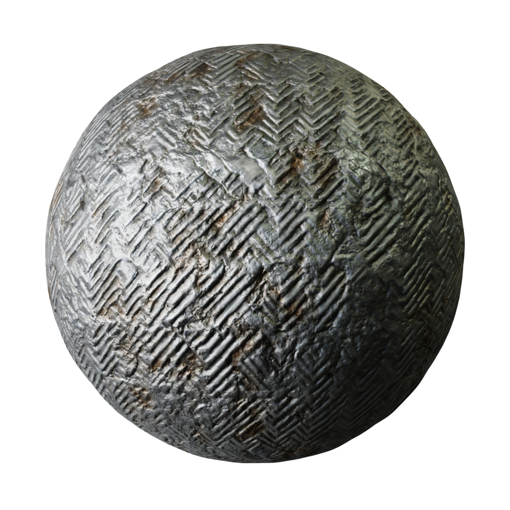 Corroded Textured Metal | FREE metal materials | BlenderKit
