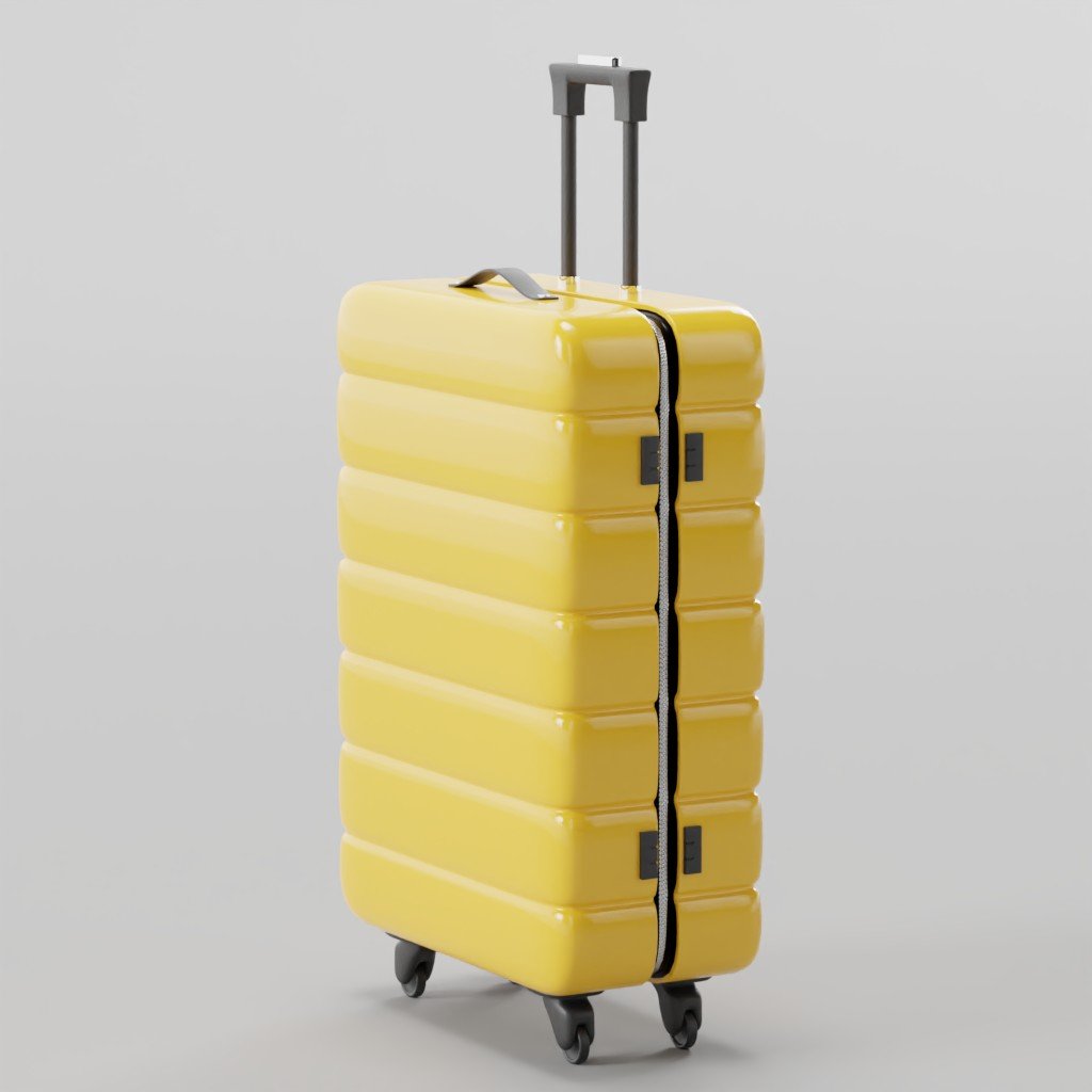 Rolling Luggage | Bags & Suitcases models | BlenderKit