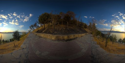 Autumn Roadside Hill HDRI | Landscapes HDRis | BlenderKit