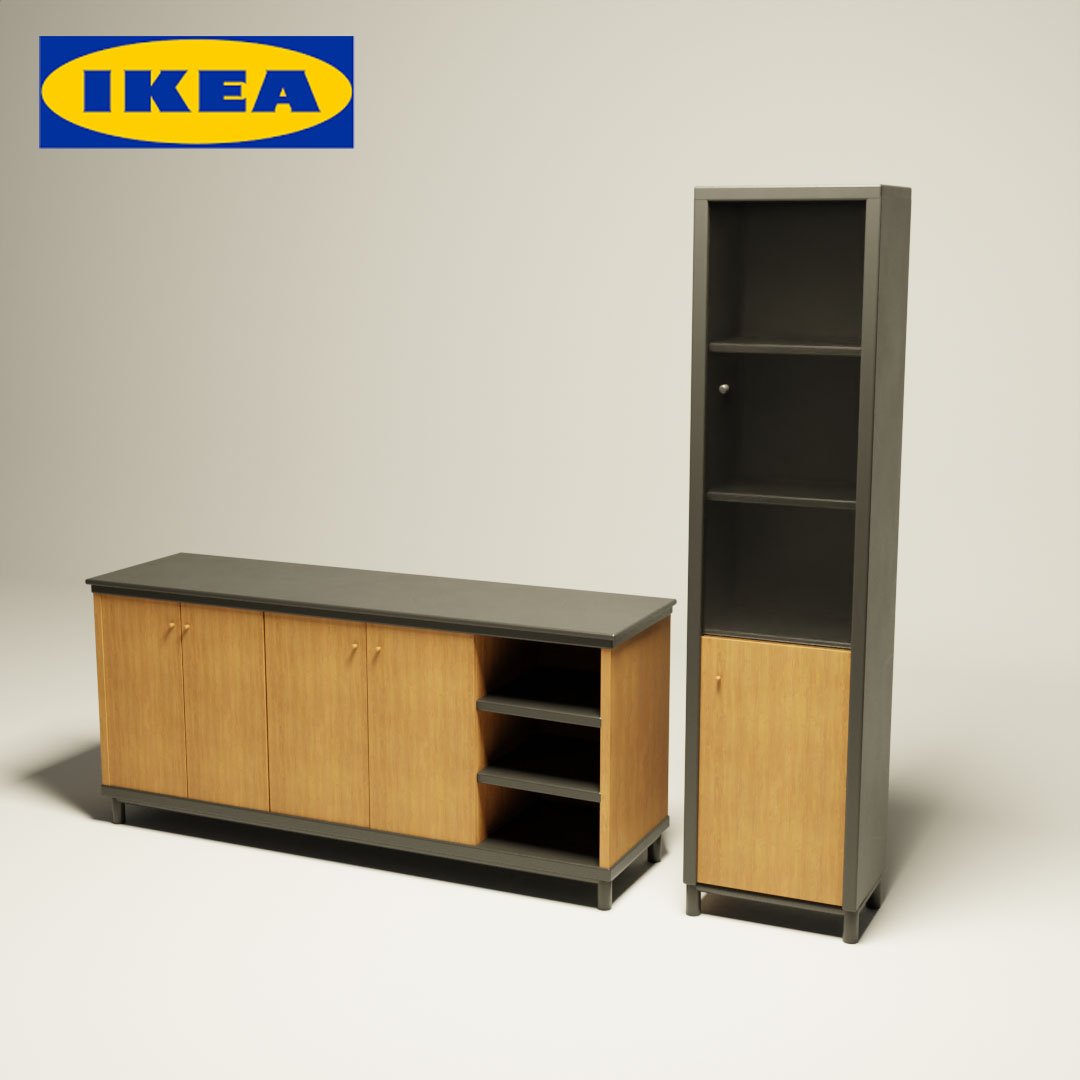 BOASTAD furniture | FREE Office Storage Spaces models | BlenderKit
