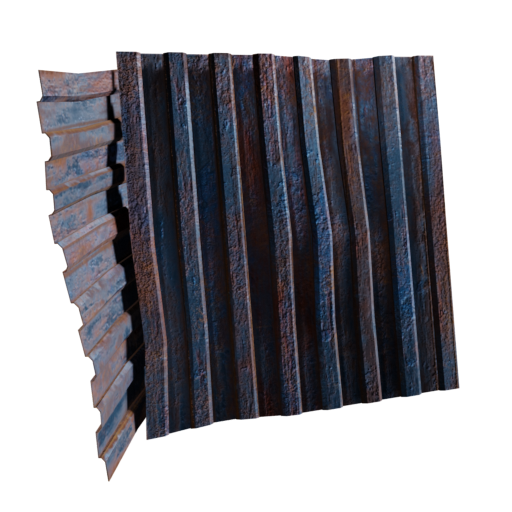 Old Rusty Metal Plates Free Architecture Models Blenderkit