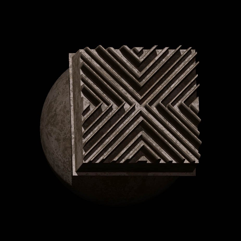 Rokviz Ancient ornament symbol brush 81 | geometric brushes | BlenderKit