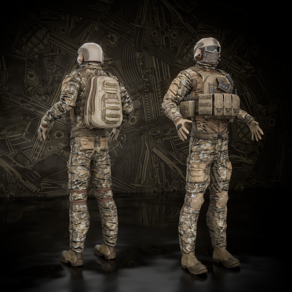 BlenderKit | Download the Military Character (GameReady) model
