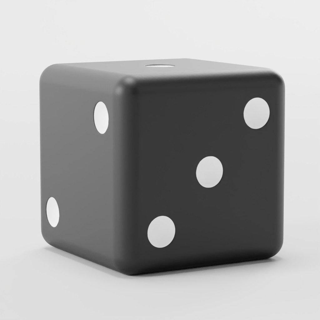 Black Dice | FREE Miscellaneous models | BlenderKit
