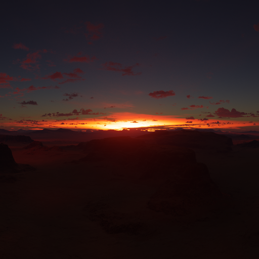 BlenderKit | Download the FREE Dark Twilight Red Sky Canyons hdr