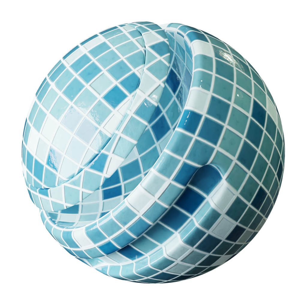 BlenderKit | Download the FREE Swimming Pool Tiles material