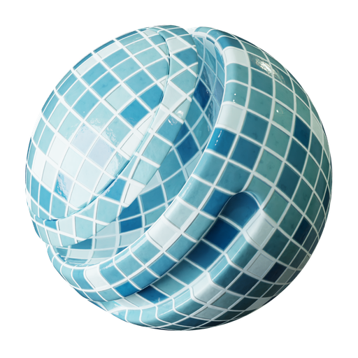 Swimming Pool Tiles | FREE tiles materials | BlenderKit