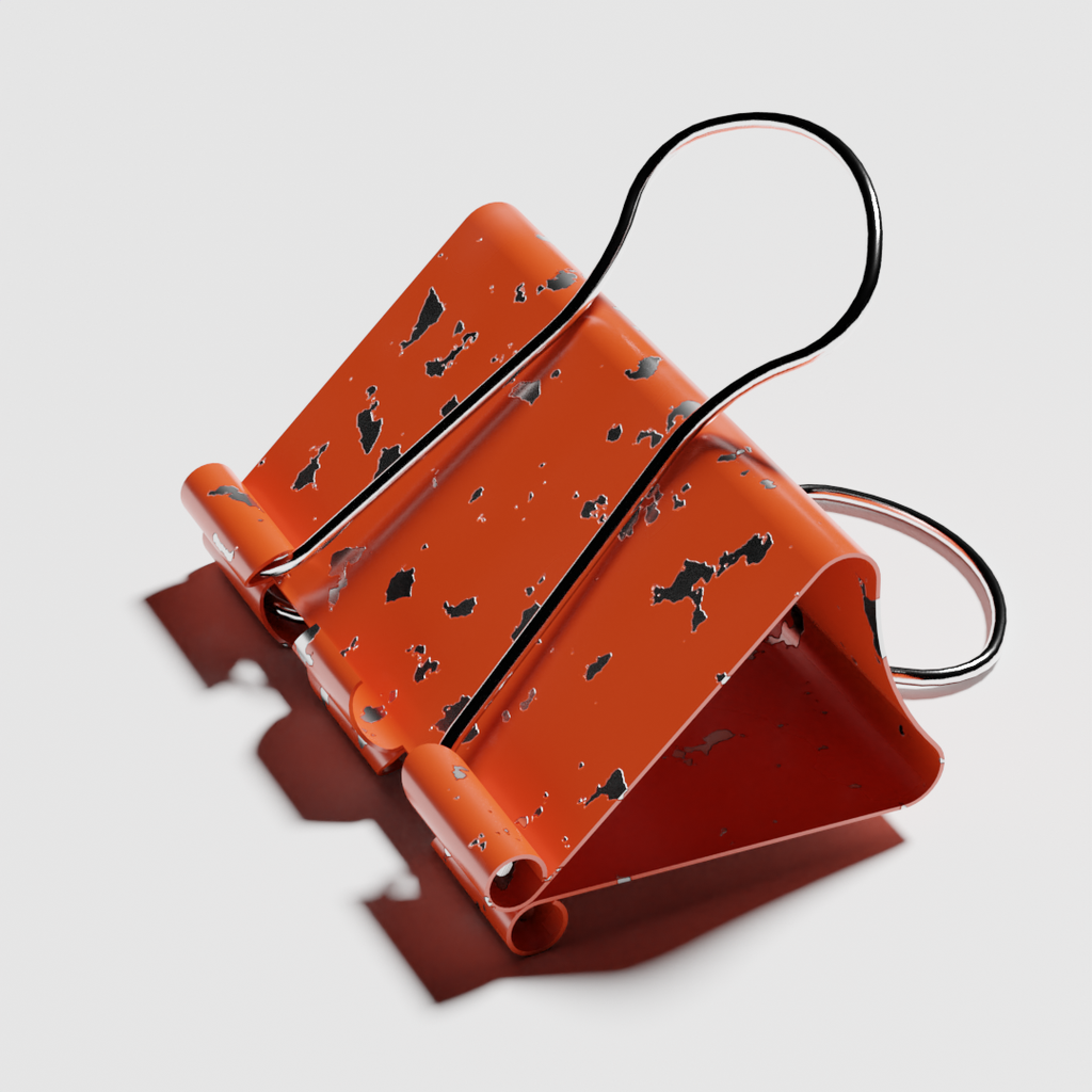 Binder Clip | Stationeries models | BlenderKit