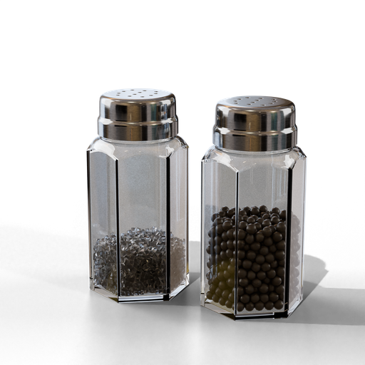 Papper and Salt | Kitchenware models | BlenderKit