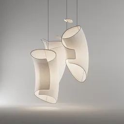 Pendant Curve Lamp | 3D Ceiling Light models | BlenderKit