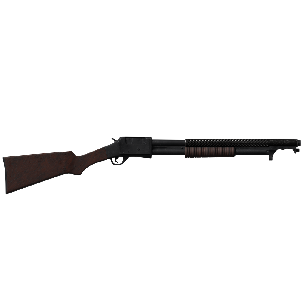 Pump Shotgun Winchester M1897 | Historical Weapons models | BlenderKit