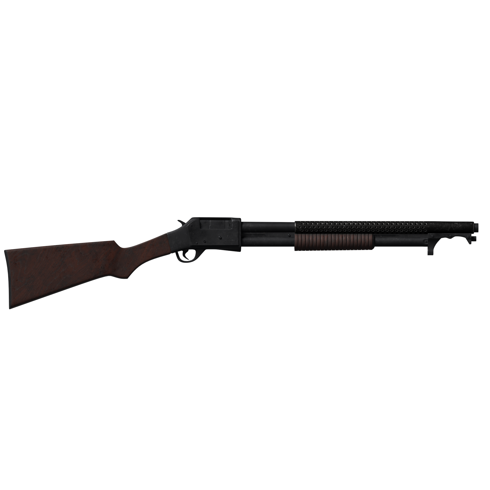 Pump Shotgun Winchester M1897 | Historical Weapons models | BlenderKit