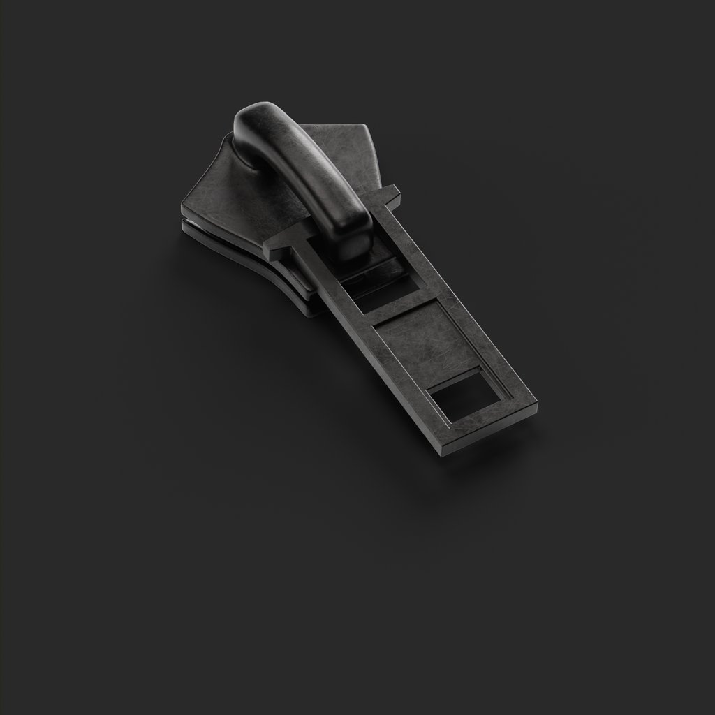 Zipper Black | FREE Accessories models | BlenderKit