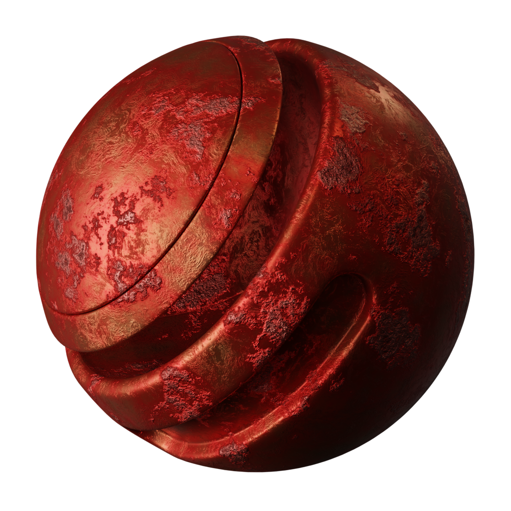 Rusty painted metal procedural | FREE metal materials | BlenderKit