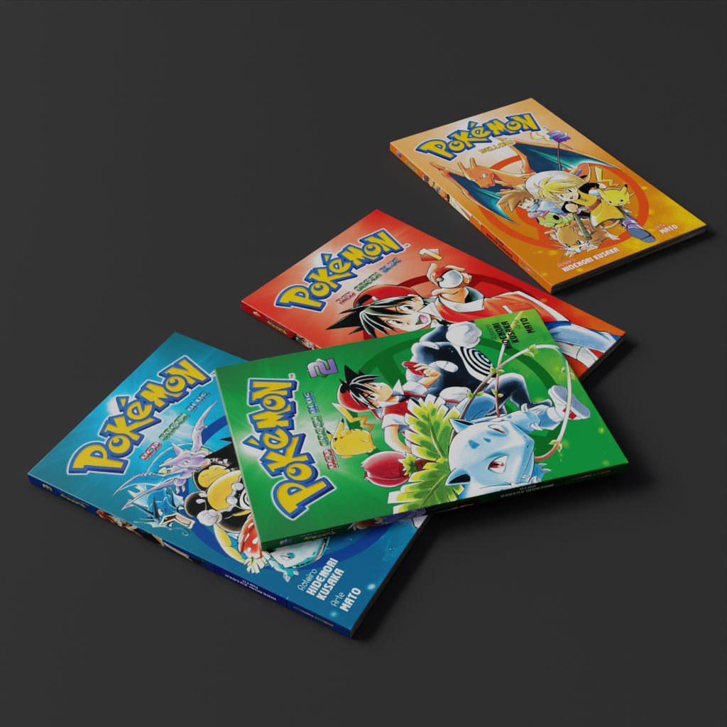 Pokemon magazines - 04 volumes | Books models | BlenderKit