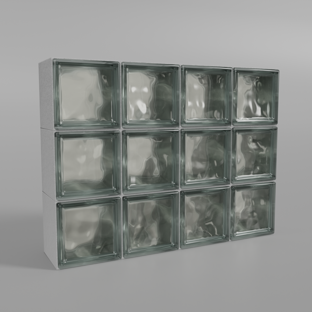 Glass bricks | Windows models | BlenderKit
