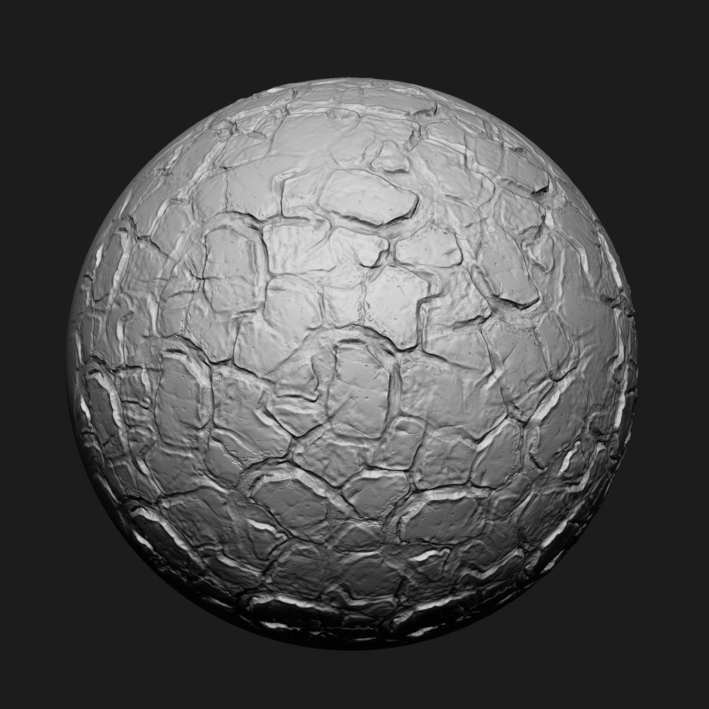 NS Cracked Burnt Skin | damage brushes | BlenderKit