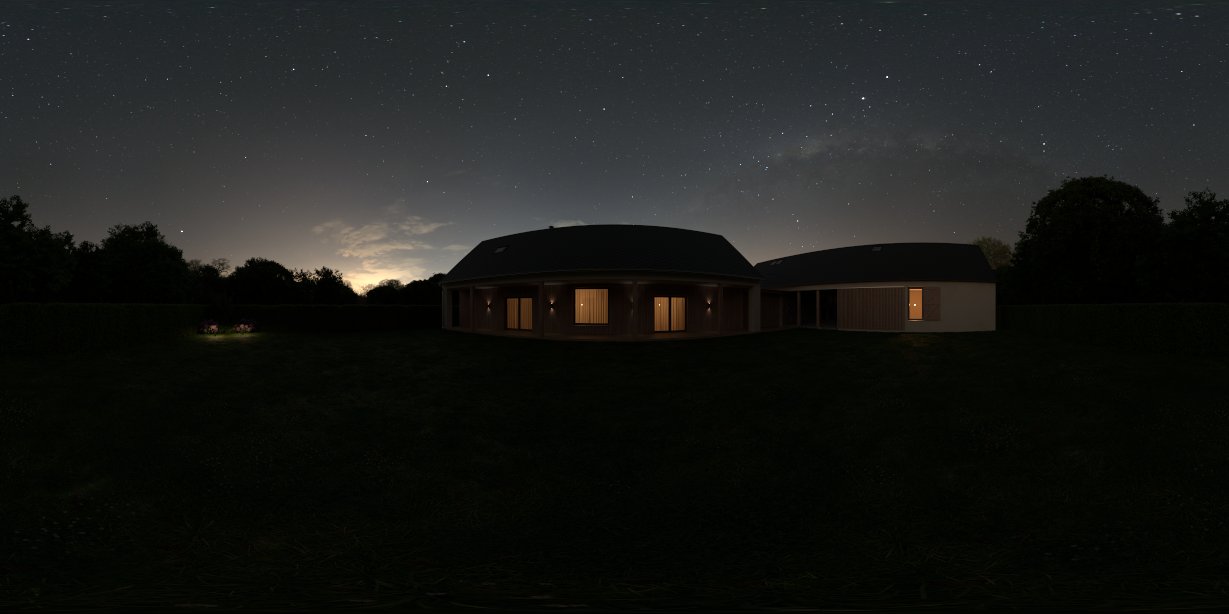 Garden Summer Night | Nature HDRis | BlenderKit
