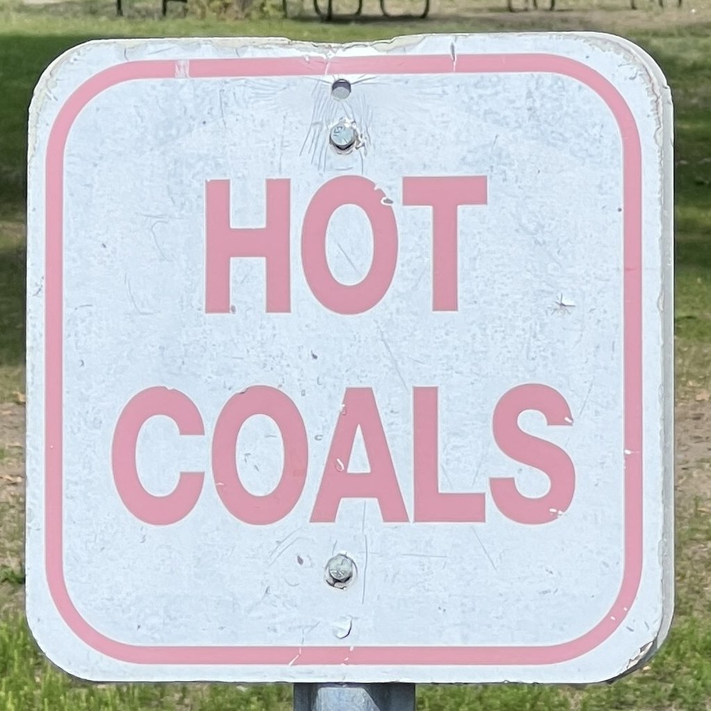 Hot Coals Sign | Signs models | BlenderKit