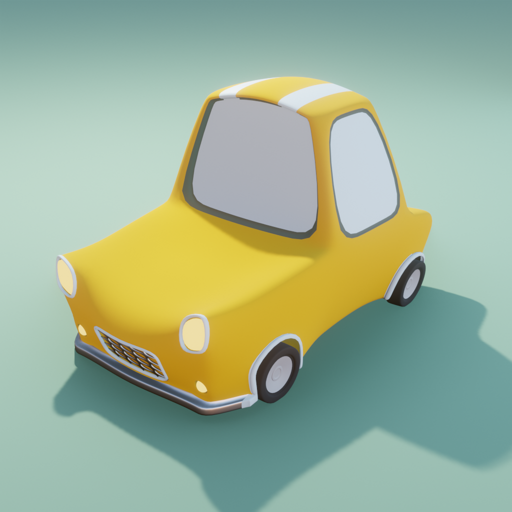 Stylized Car | Concept Cars models | BlenderKit